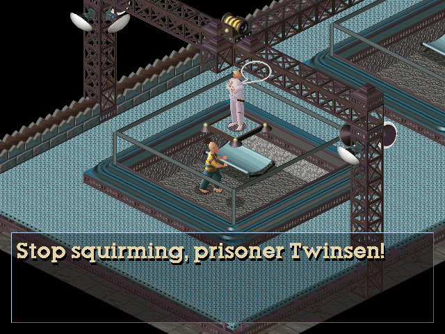 Screenshot of Relentless: Twinsen's Adventure (DOS, 1994) - MobyGames