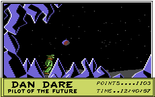 Screenshot of Dan Dare: Pilot of the Future (Commodore 64, 1986) - MobyGames