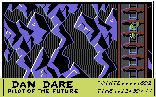 Screenshot of Dan Dare: Pilot of the Future (Commodore 64, 1986) - MobyGames
