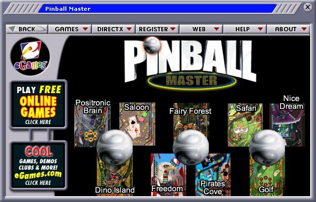 Screenshot Of Pinball Master Windows 2003 Mobygames