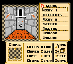 Screenshot of Shadowgate (NES, 1987) - MobyGames