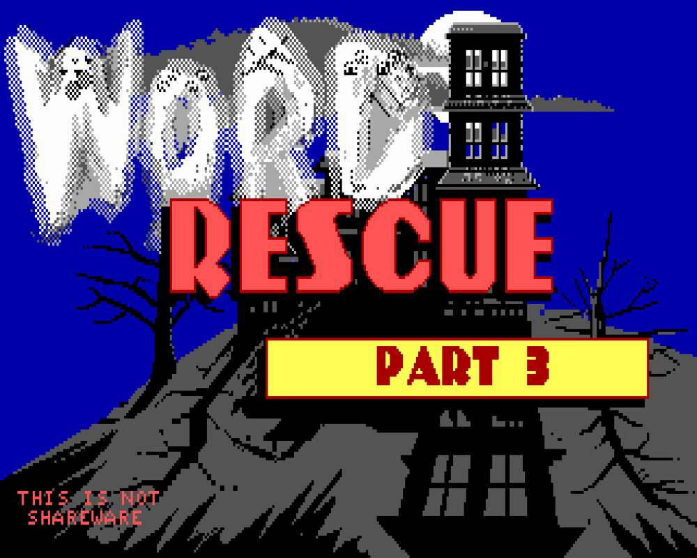 Screenshot of Word Rescue (Windows, 1992) - MobyGames