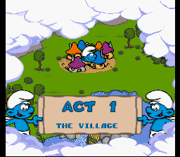 Screenshot of The Smurfs (SNES, 1994) - MobyGames