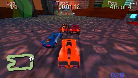 Screenshot of Pocket Racers (PSP, 2006) - MobyGames