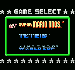 Screenshot of Super Mario Bros. / Tetris / Nintendo World Cup (NES ...