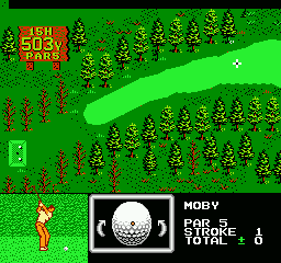 Screenshot of Golf Grand Slam (NES, 1991) - MobyGames