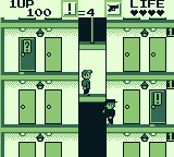 Screenshot of Elevator Action (Game Boy, 1983) - MobyGames