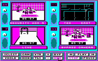 Screenshot of Hacker II: The Doomsday Papers (PC Booter, 1986) - MobyGames