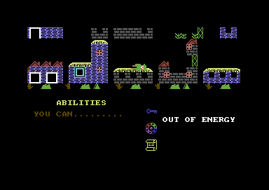 Screenshot of The Captive (Commodore 64, 1985) - MobyGames