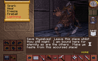 Screenshot of Lands of Lore: The Throne of Chaos (DOS, 1993) - MobyGames