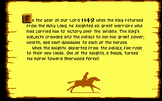 Screenshot of Defender of the Crown (PC Booter, 1986) - MobyGames