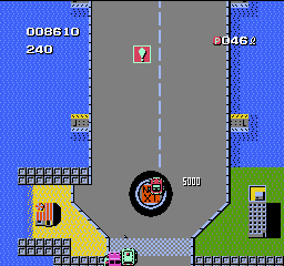 Screenshot of Bump 'N' Jump (NES, 1982) - MobyGames