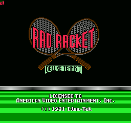 Rad Racket: Deluxe Tennis II (1991) - MobyGames