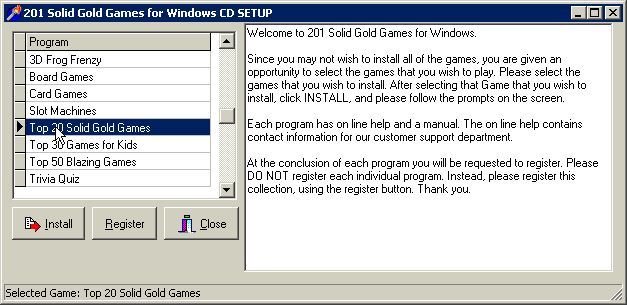 201 Solid Gold Games screenshots - MobyGames