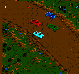 Screenshot of Stadium Mud Buggies (NES, 1989) - MobyGames