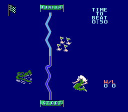 Screenshot of Eliminator Boat Duel (NES, 1991) - MobyGames