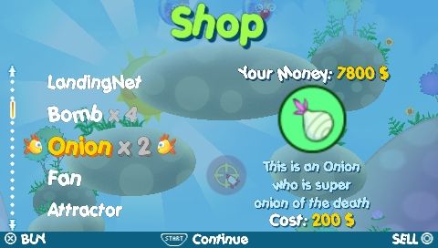 Screenshot of Downstream Panic! (PSP, 2008) - MobyGames