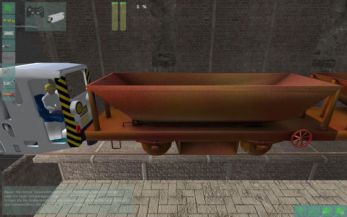 Screenshot of Underground Mining Simulator (Windows, 2011) - MobyGames