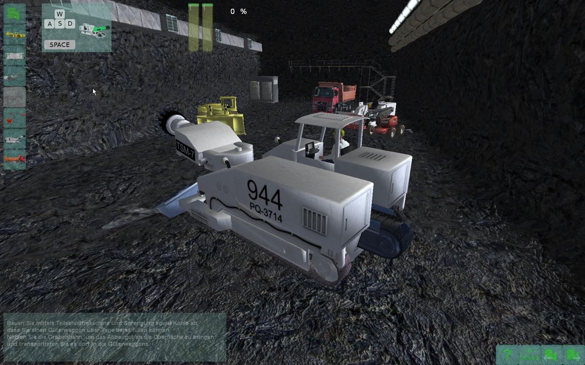 Screenshot of Underground Mining Simulator (Windows, 2011) - MobyGames