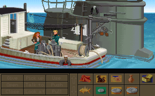 Screenshot of Indiana Jones and the Fate of Atlantis (DOS, 1992) - MobyGames