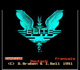 Screenshot of Elite (NES, 1984) - MobyGames