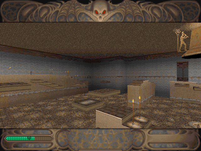 Screenshot of Realms of the Haunting (DOS, 1996) - MobyGames