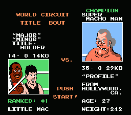 Screenshot of Mike Tyson's Punch-Out!! (NES, 1987) - MobyGames