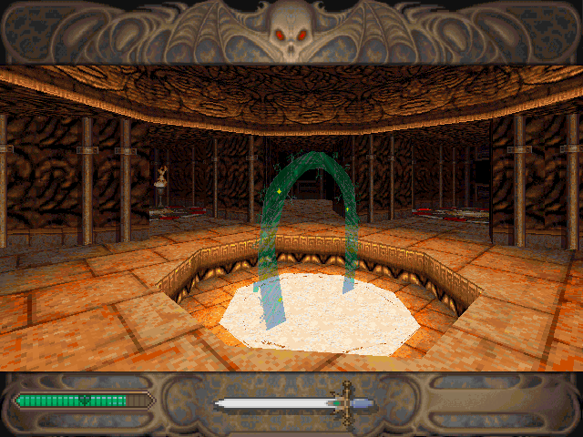 Screenshot of Realms of the Haunting (DOS, 1996) - MobyGames