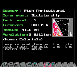 Screenshot of Elite (NES, 1984) - MobyGames