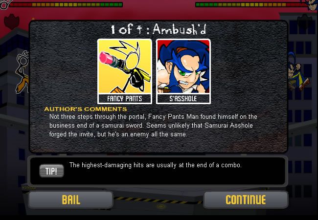 Screenshot of Newgrounds Rumble (Browser, 2007) - MobyGames