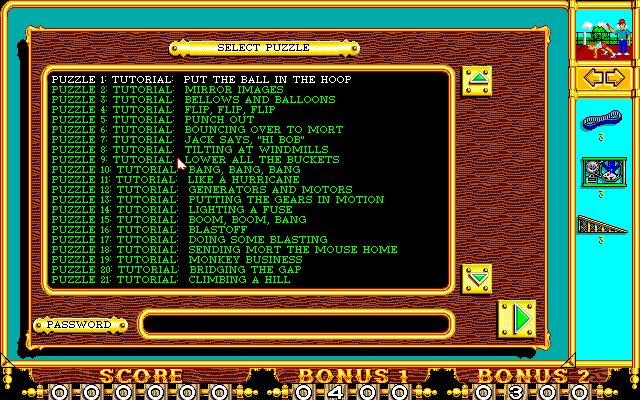 Screenshot of The Incredible Machine (PC-98, 1993) - MobyGames