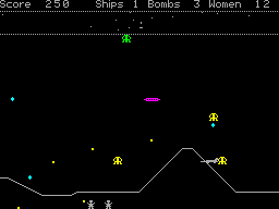 Screenshot of Invasion of the Body Snatchas! (ZX Spectrum, 1983 ...