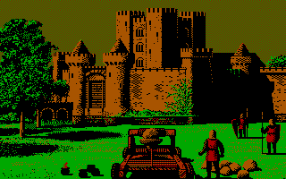 Screenshot of Defender of the Crown (DOS, 1986) - MobyGames