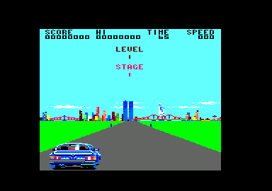 Screenshot of Crazy Cars (Amstrad CPC, 1987) - MobyGames