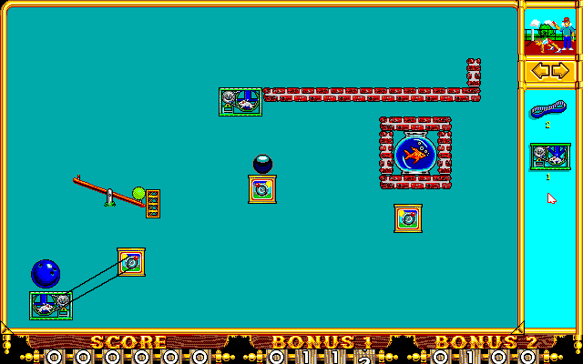 Screenshot of The Incredible Machine (PC-98, 1993) - MobyGames