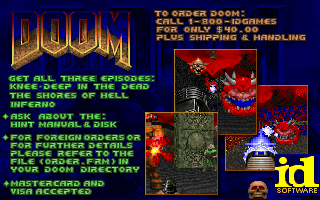 Screenshot of Doom (DOS, 1993) - MobyGames