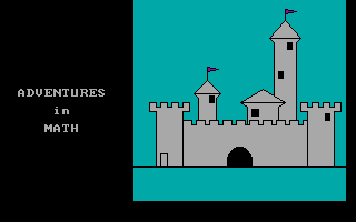 Screenshot of Adventures in Math (DOS, 1983) - MobyGames