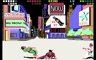 Screenshot of Exploding Fist + (Commodore 64, 1988) - MobyGames
