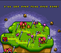Screenshot of Plok (SNES, 1993) - MobyGames