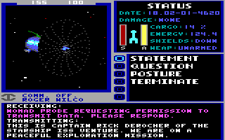 Screenshot of Starflight (DOS, 1986) - MobyGames