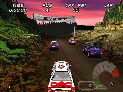 Screenshot of International Rally Championship (PlayStation, 1997 ...