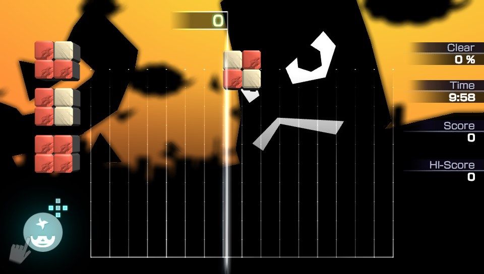 Screenshot of Lumines: Electronic Symphony (PS Vita, 2012) - MobyGames