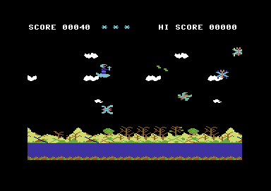 Screenshot of Monkey Magic (Commodore 64, 1984) - MobyGames