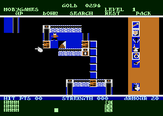 Screenshot of Rogue (Atari 8-bit, 1980) - MobyGames