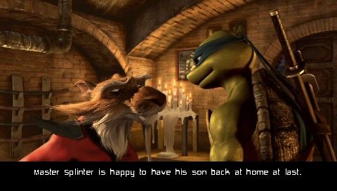 Screenshot of TMNT (PSP, 2007) - MobyGames