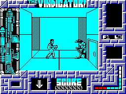 Screenshot of The Vindicator! (ZX Spectrum, 1988) - MobyGames