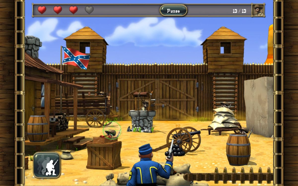 Screenshot of The Bluecoats: North vs South (Windows, 2012) - MobyGames