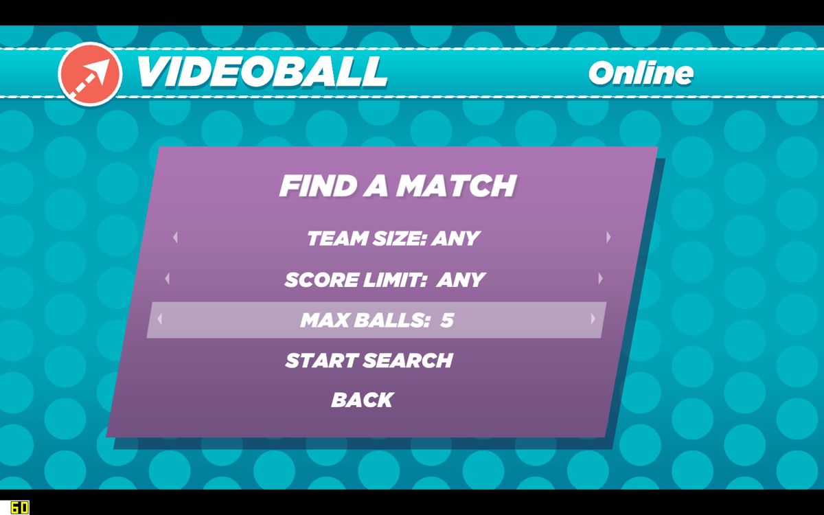 Screenshot of Videoball (Windows, 2016) - MobyGames