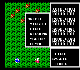 Screenshot of Exodus: Ultima III (NES, 1983) - MobyGames