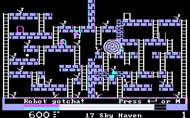 Screenshot of Freddy's Rescue Roundup (DOS, 1984) - MobyGames